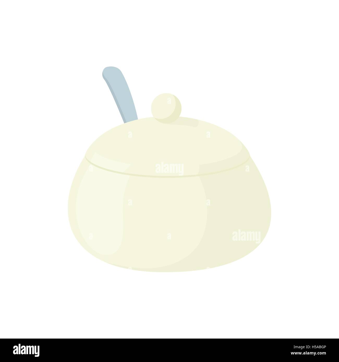 White china dessert bowl Stock Vector Images - Alamy