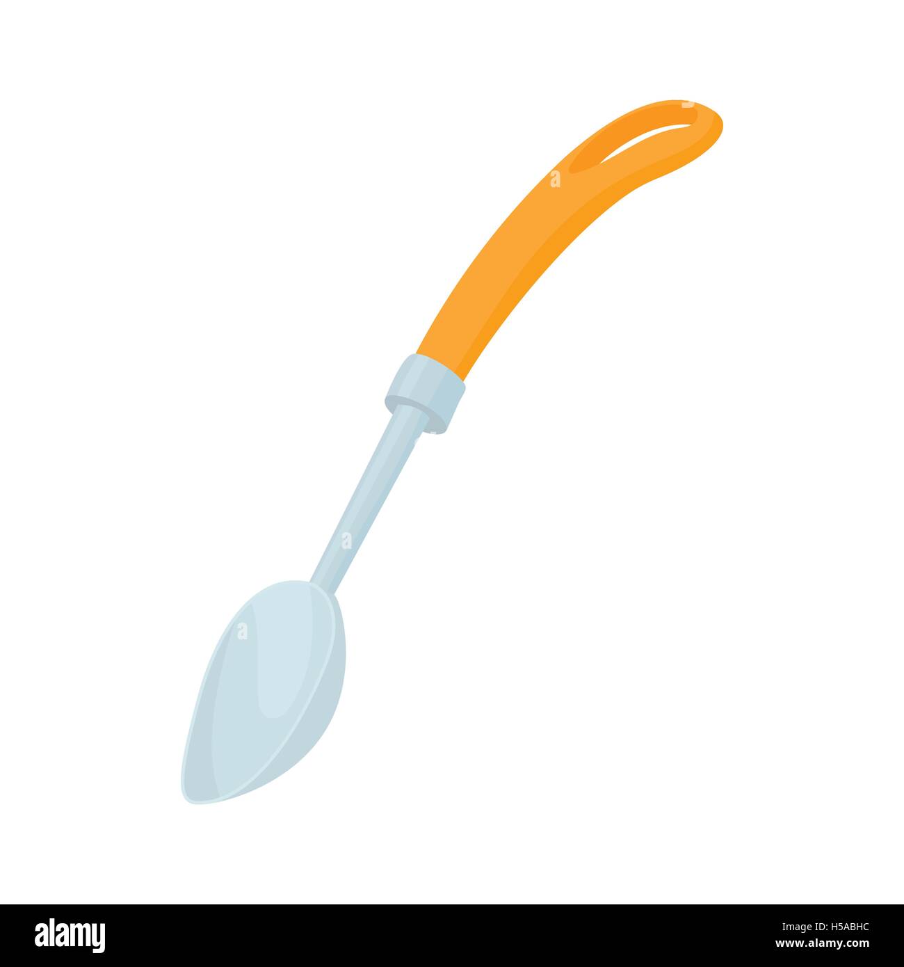 Large kitchen spoon icon, cartoon style Stock Vector Image & Art - Alamy