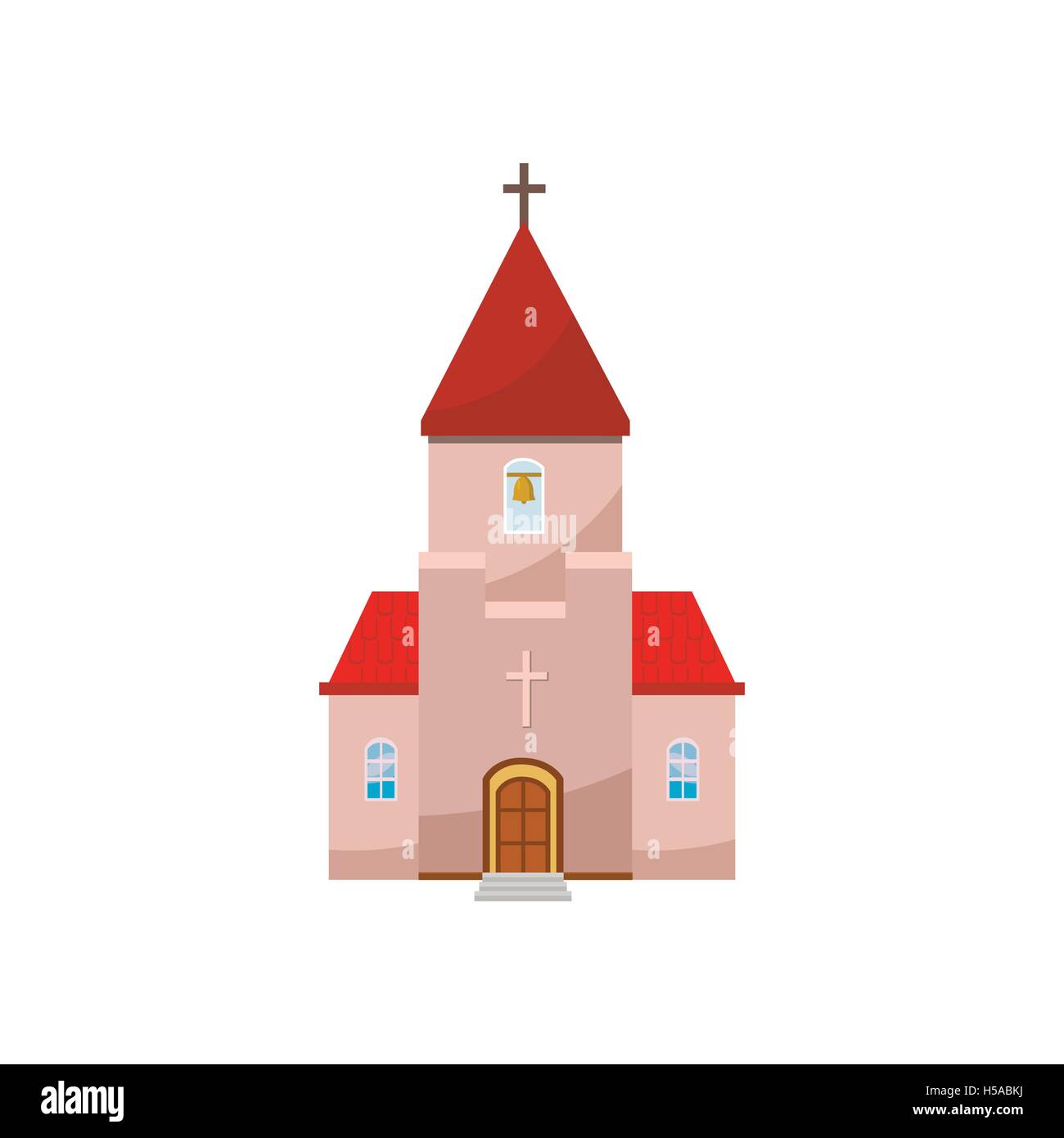 Church icon in cartoon style Stock Vector Image & Art - Alamy