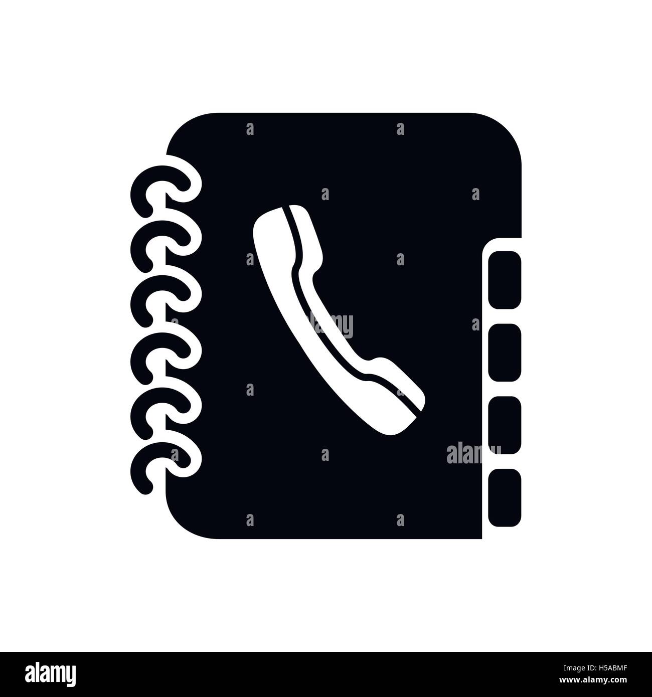 Notebook telephone book icon, simple style Stock Vector Image & Art - Alamy