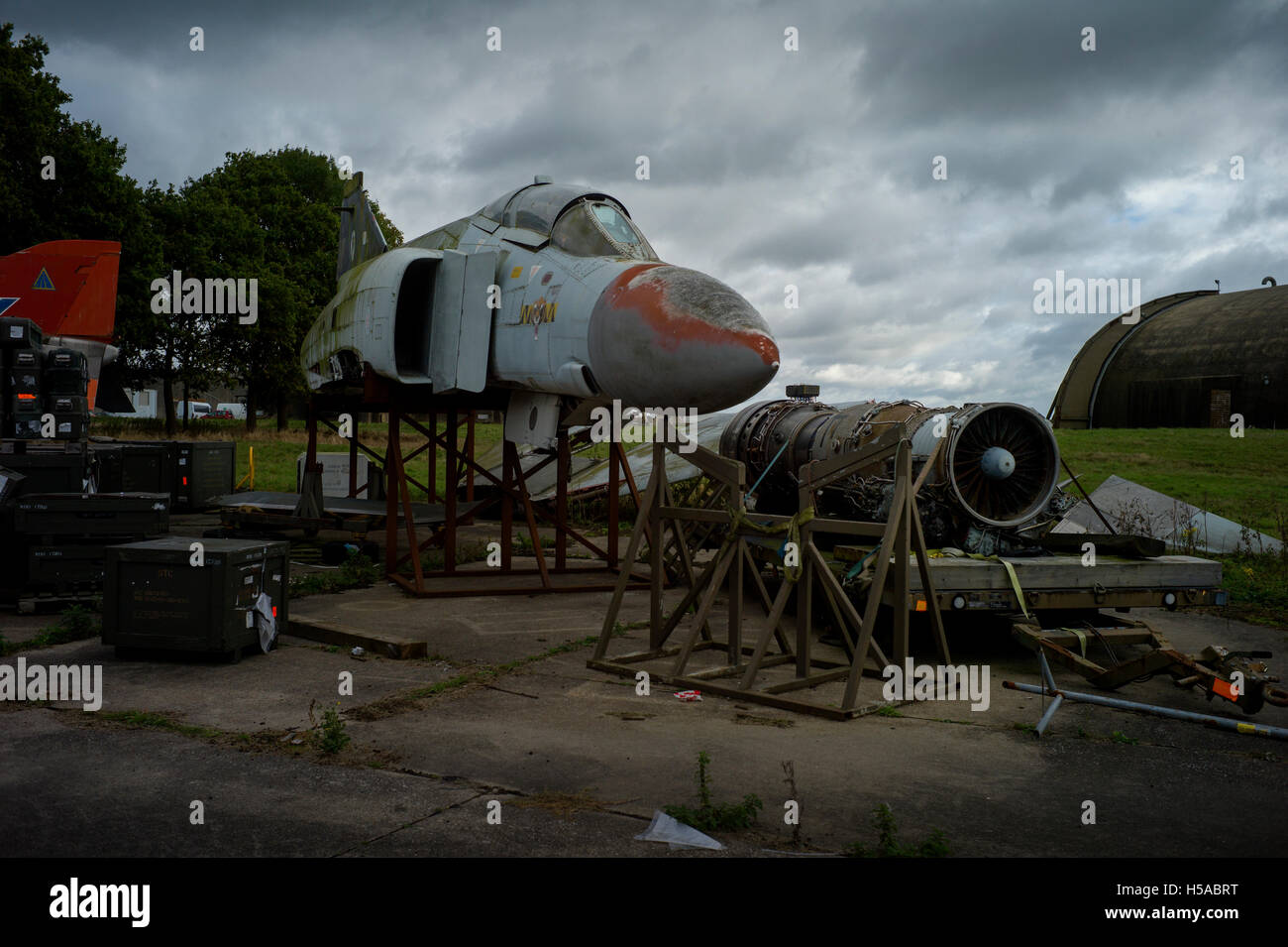 RAF Bentwaters, former USAF Nuclear Bomber Base in Suffolk England. Oct ...