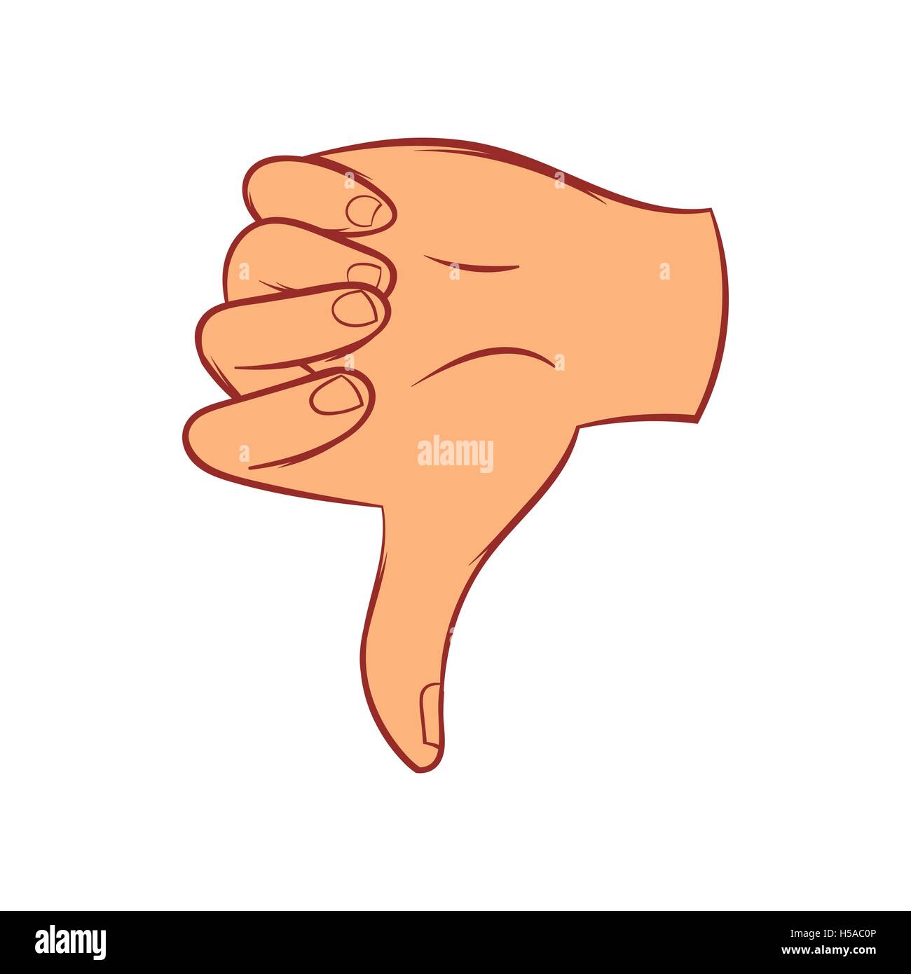 Thumb down gesture icon, cartoon style Stock Vector Image & Art - Alamy Thumb down gesture icon, cartoon style Stock Vector Image & Art - Alamy