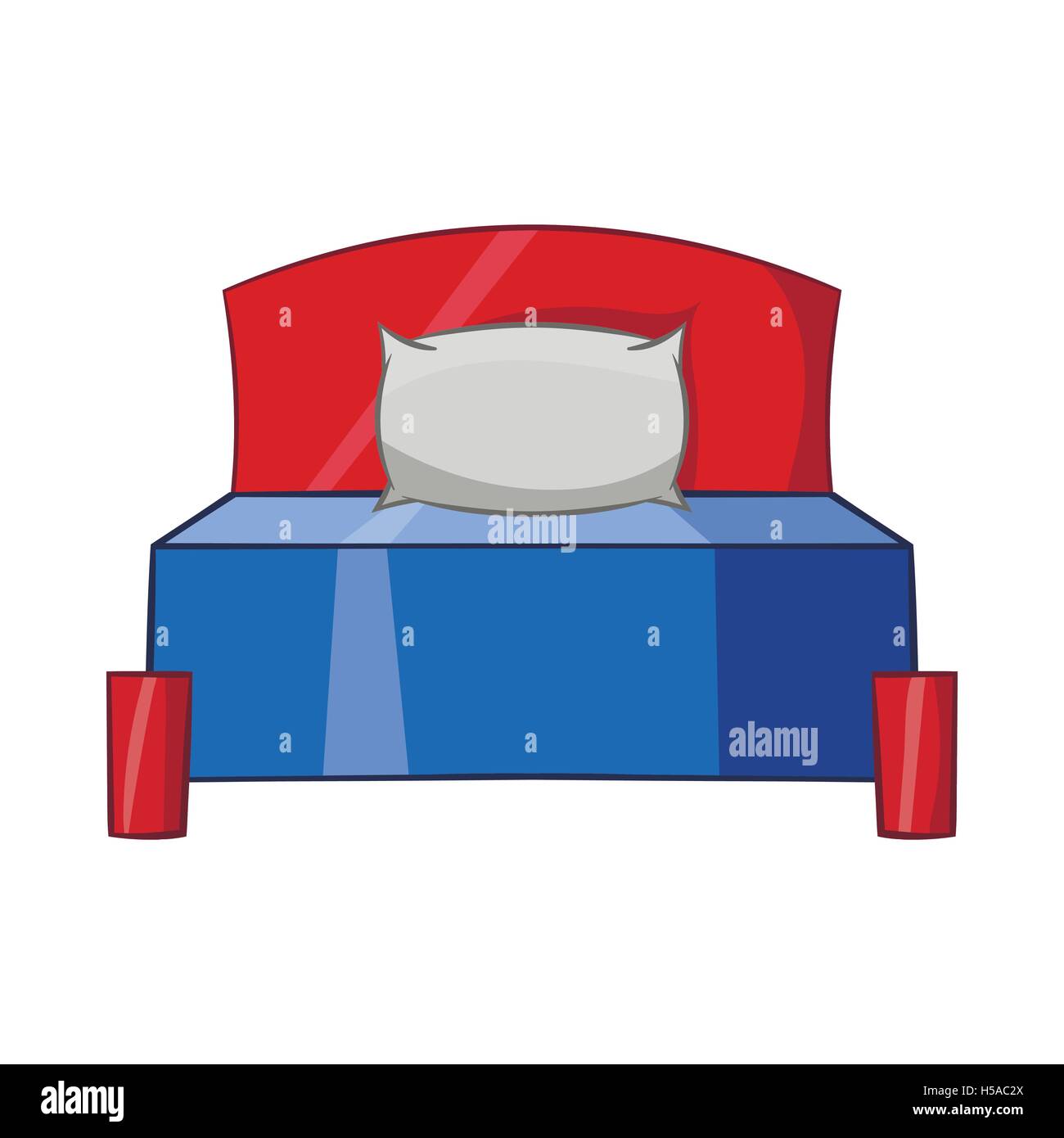 Bed icon, cartoon style Stock Vector Image & Art - Alamy