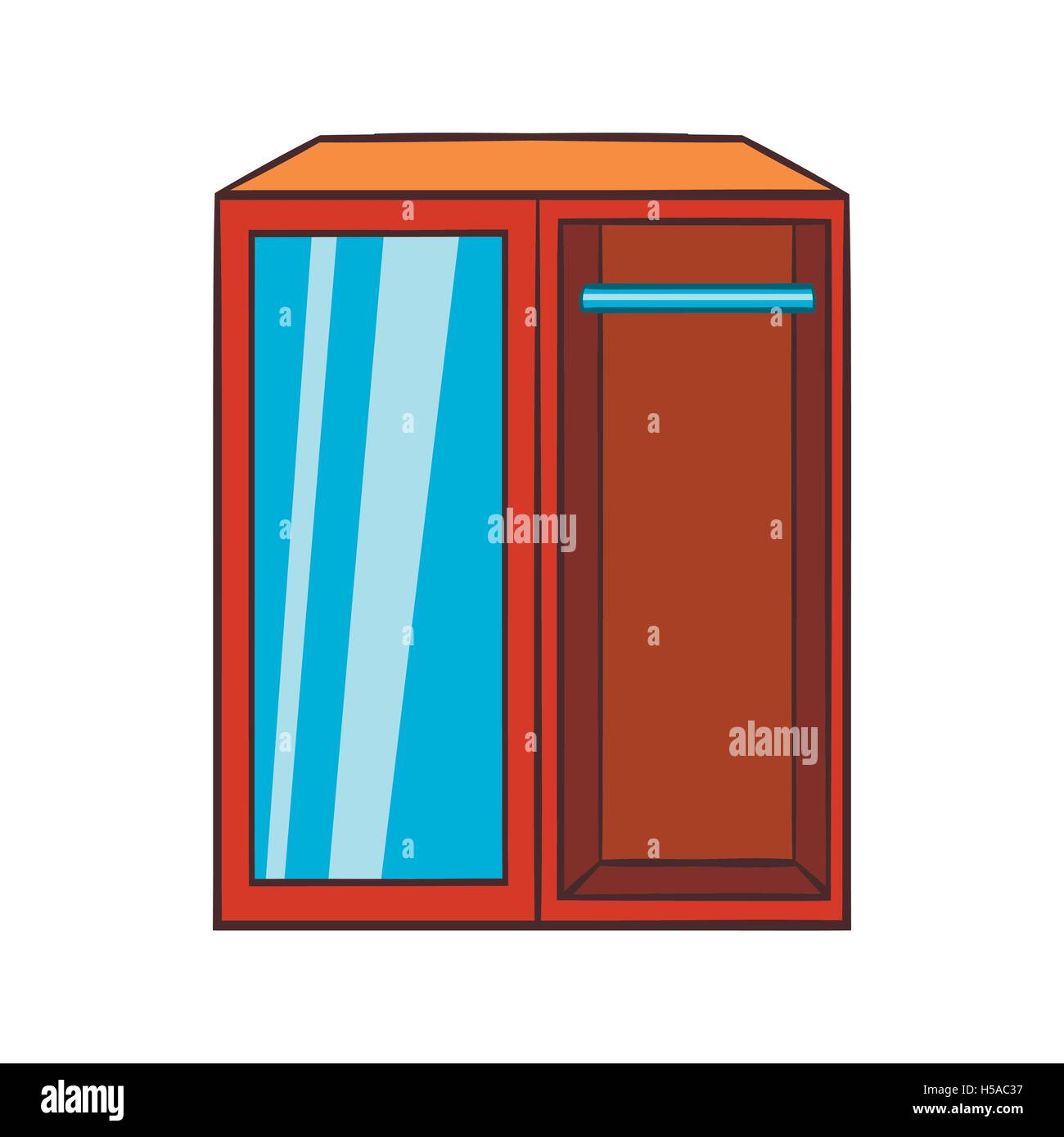 Wardrobe icon, cartoon style Stock Vector Image & Art - Alamy