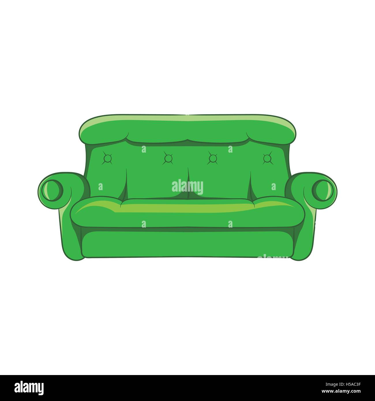 Sofa icon, cartoon style Stock Vector Image & Art - Alamy
