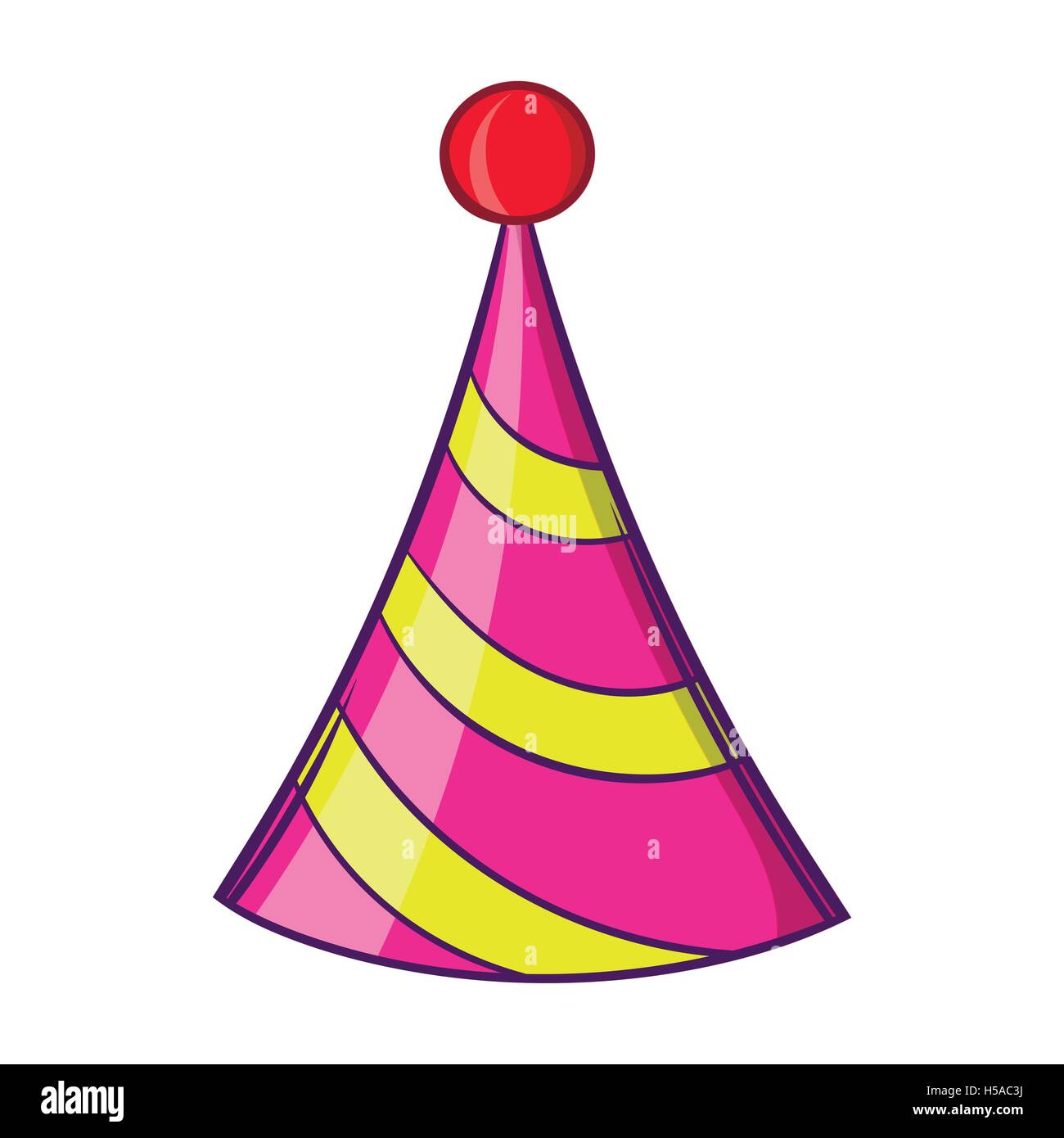 Party hat icon, cartoon style Stock Vector Image & Art - Alamy