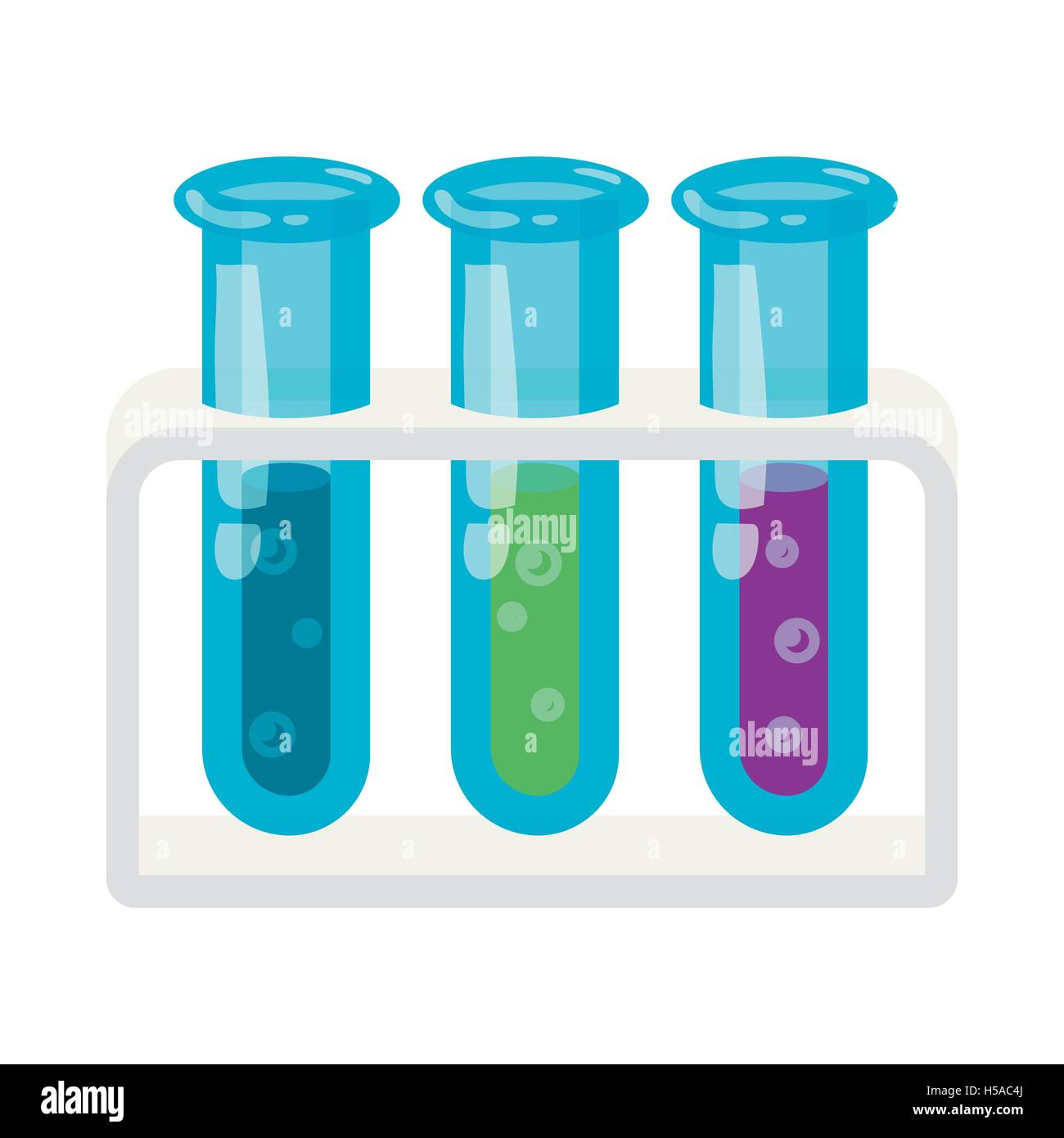 Test tubes colored liquid chemical Stock Vector Images - Alamy
