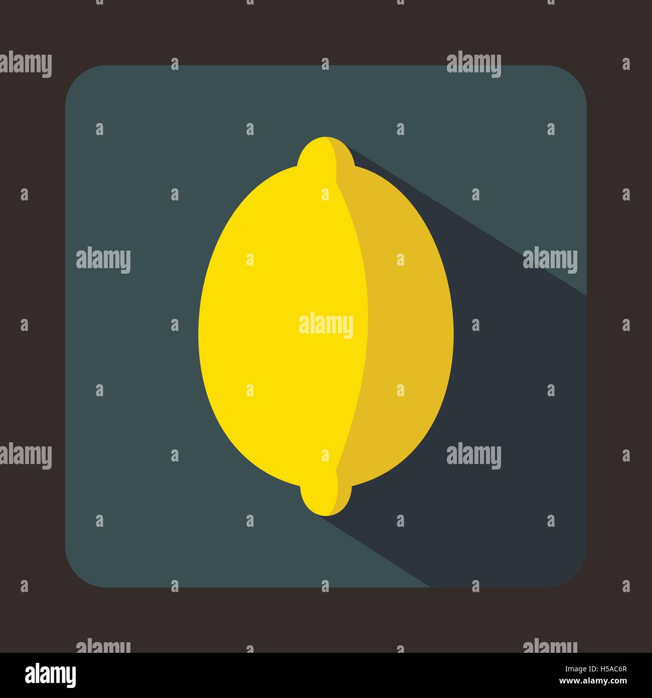 Lemon icon in flat style Stock Vector Image & Art - Alamy