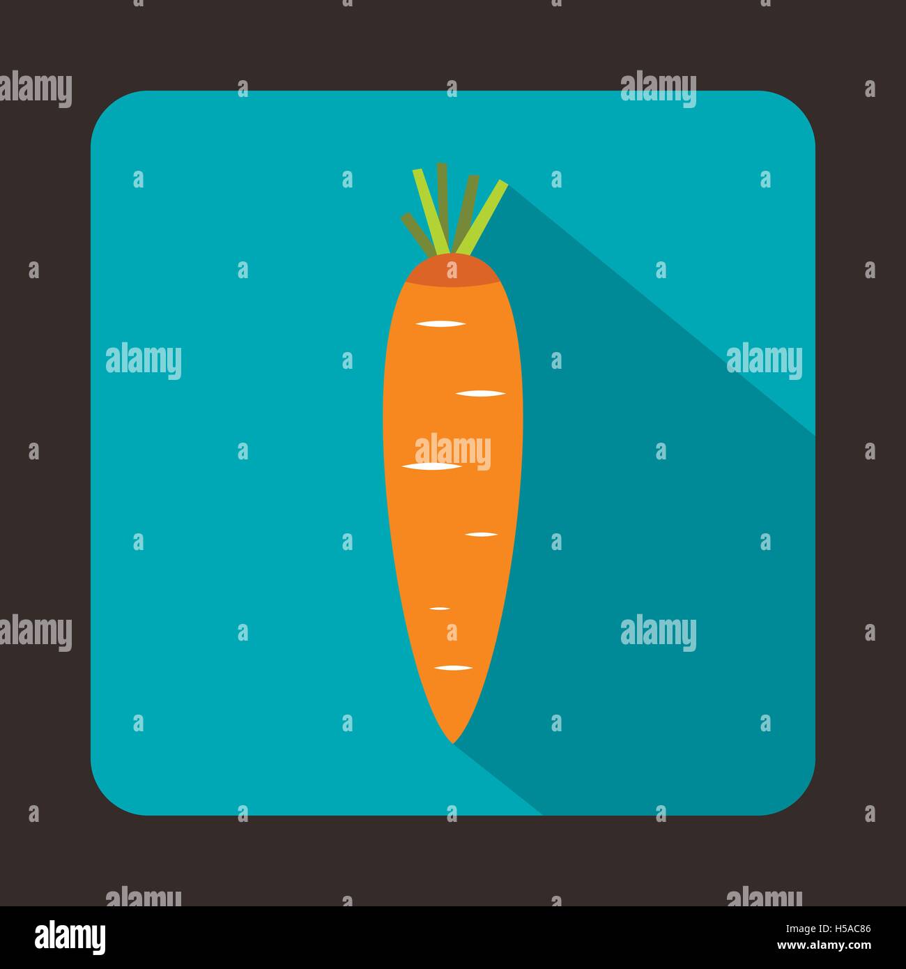 Carrot icon in flat style Stock Vector Image & Art - Alamy