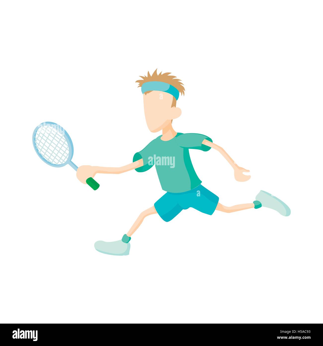 Professional tennis player man cartoon Cut Out Stock Images & Pictures ...