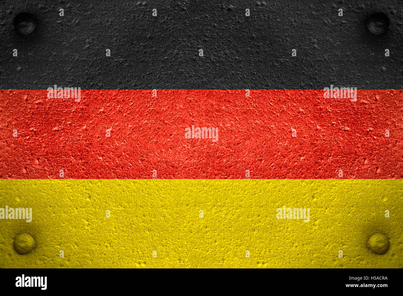 flag of Germany or German banner on steel background Stock Photo - Alamy