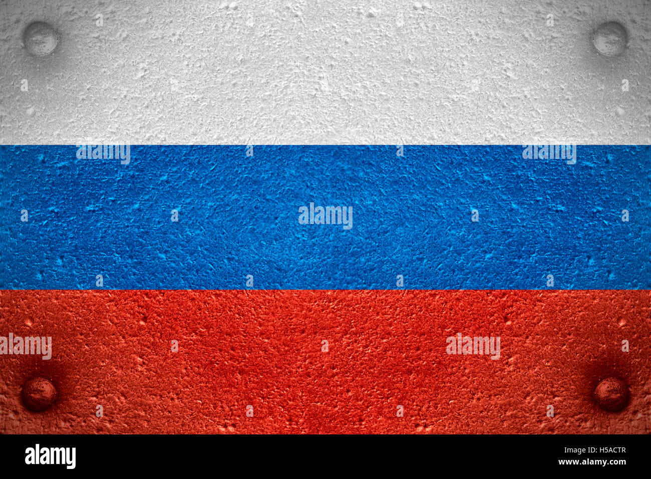 flag of Russia or Russian banner on steel background Stock Photo - Alamy