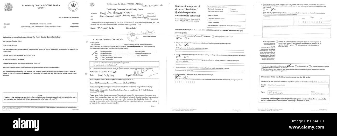 Decree nisi hi-res stock photography and images - Alamy