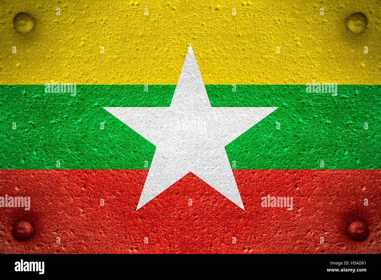 Flag myanmar hi-res stock photography and images - Alamy