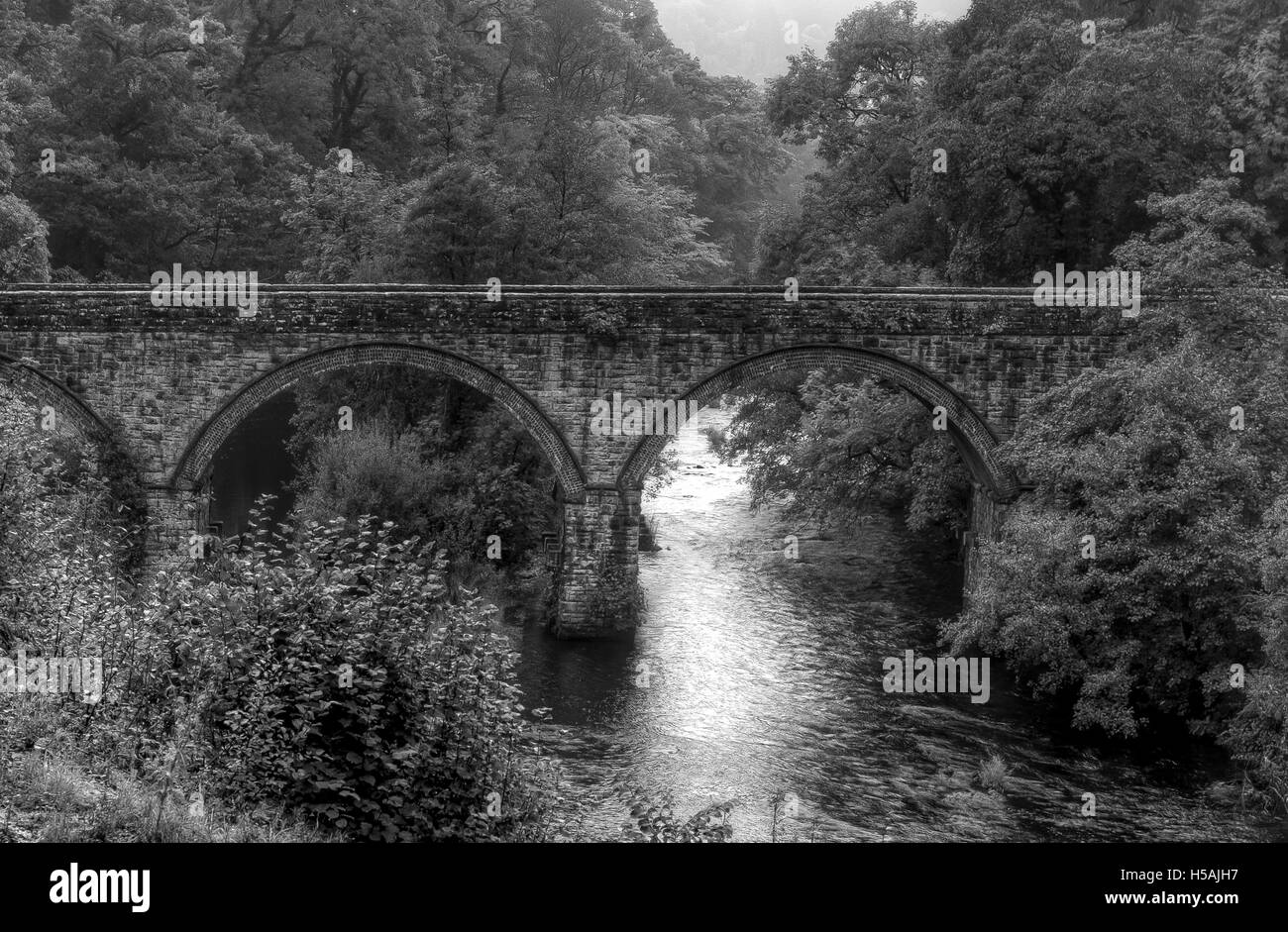 Bridge over River Dee Viaduct Pontcysylite Aquduct River Dee White ...