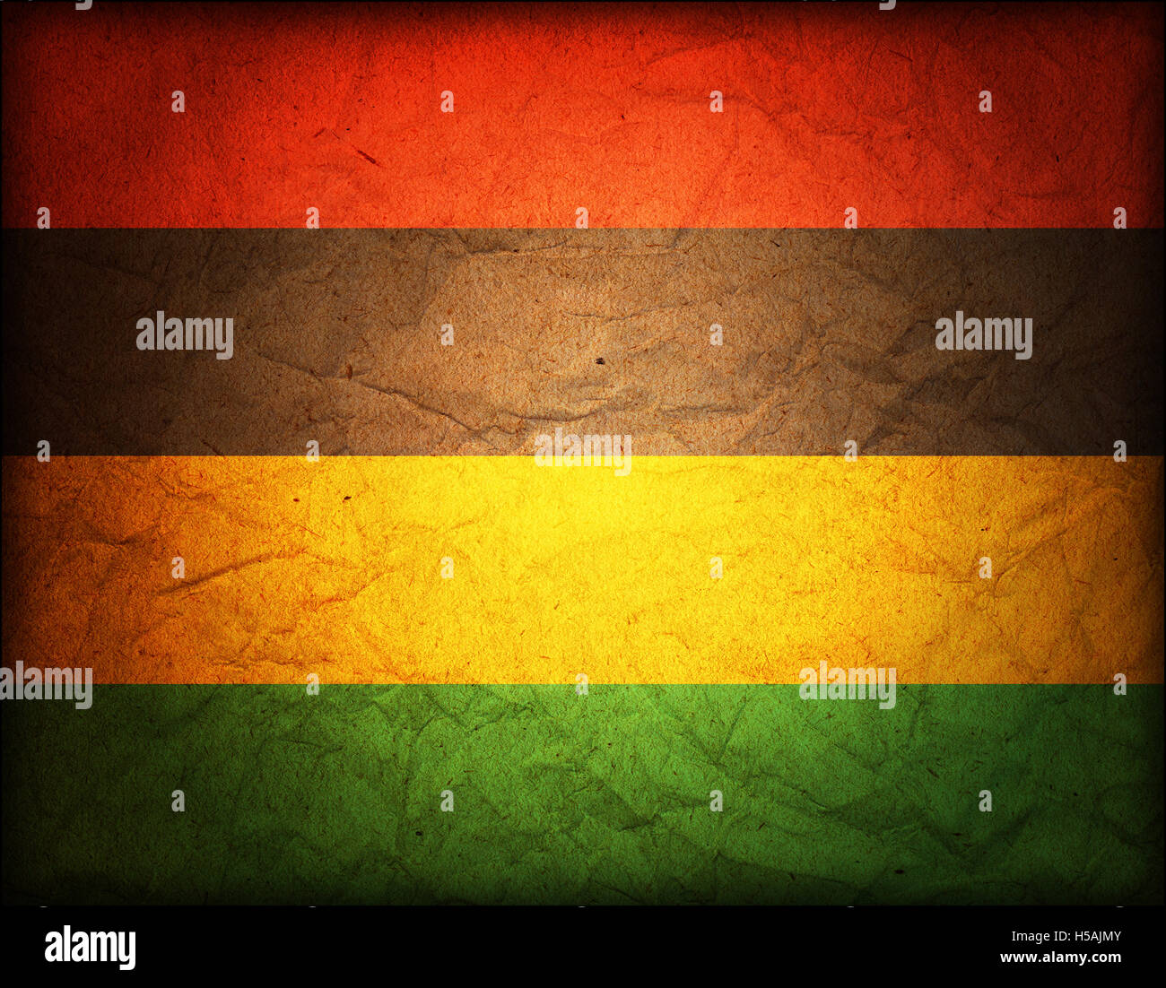 some old vintage flag of african country mauritius Stock Photo - Alamy