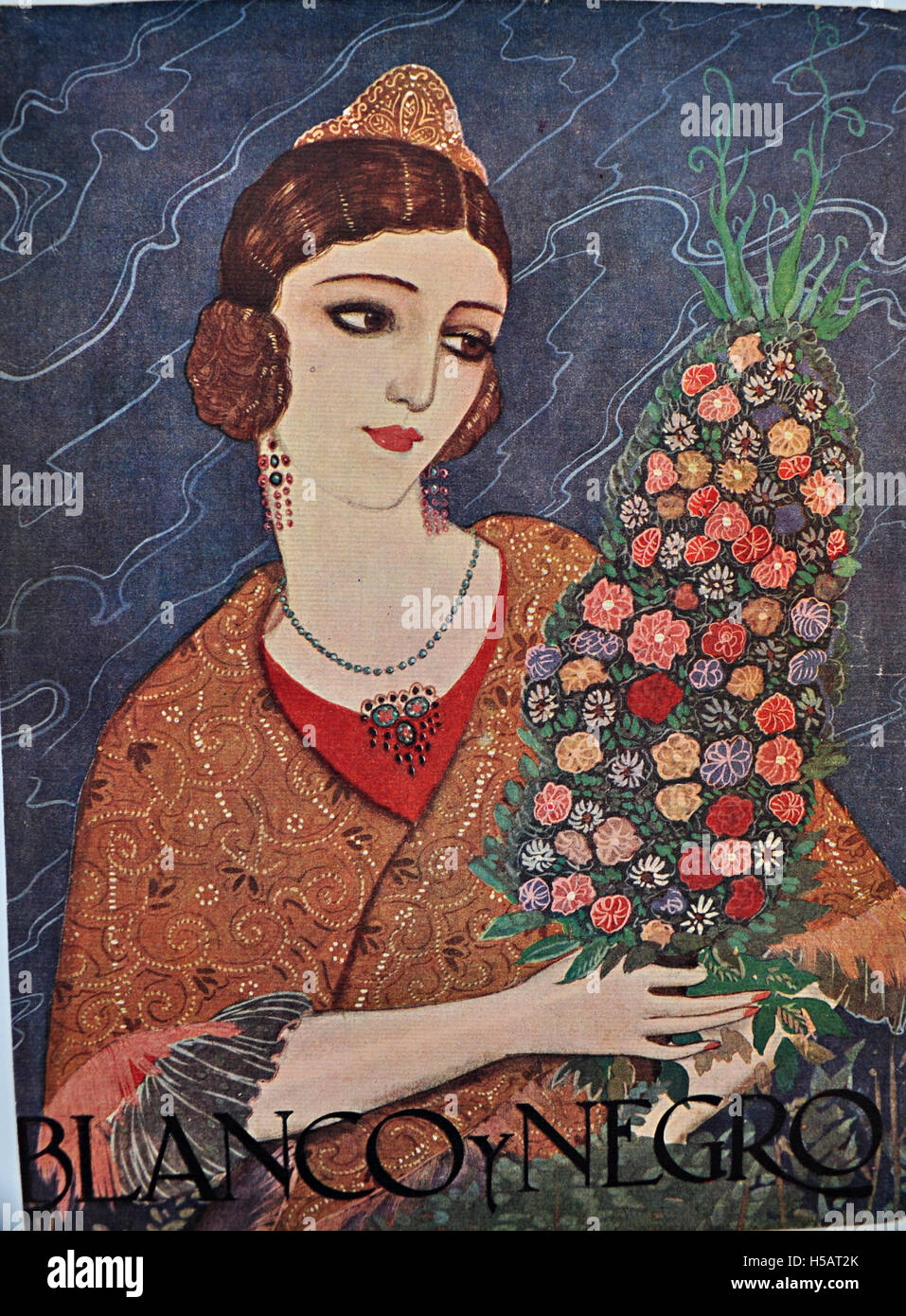 old magazine, 20s of the twentieth century, called Black and White ...