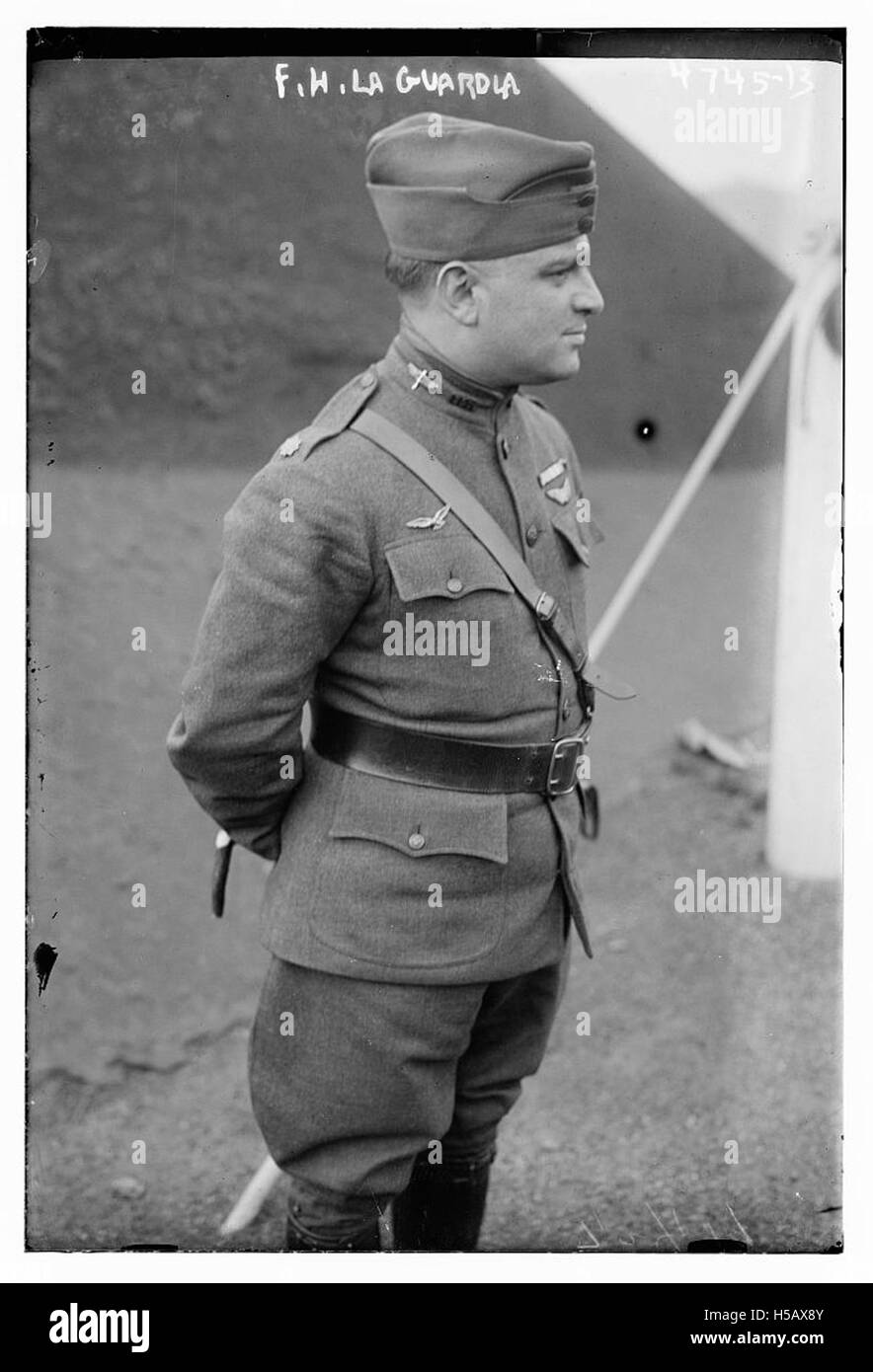 A portrait photograph of Fiorello H. La Guardia, the 99th mayor of New ...