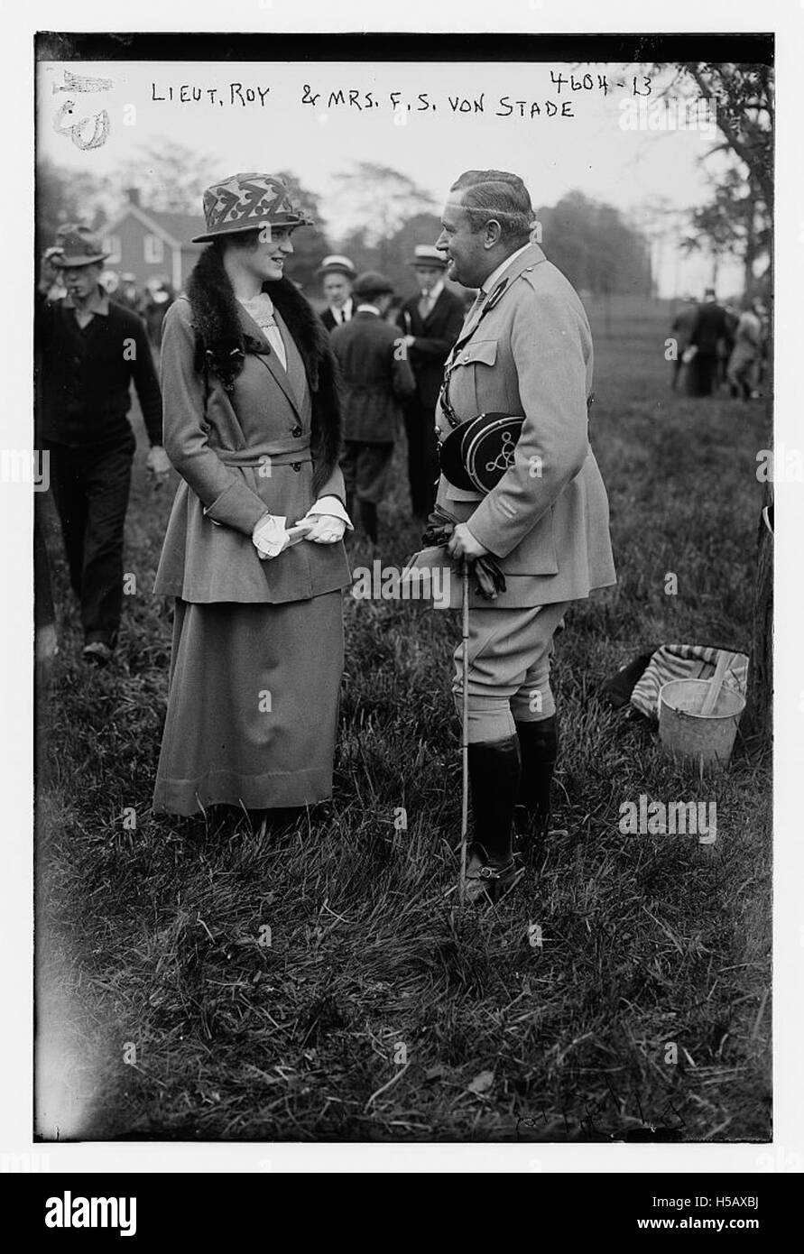 This image features Lieut Roy and Mrs. FS Von S, whose identities and ...