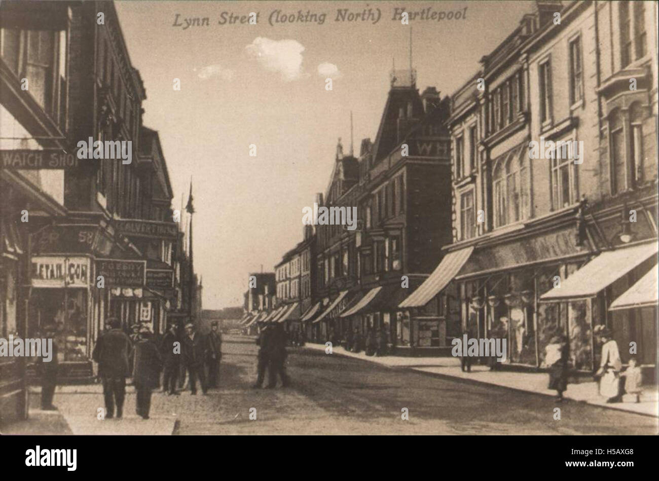 This photograph captures a view of Lynn Street in West Hartlepool ...