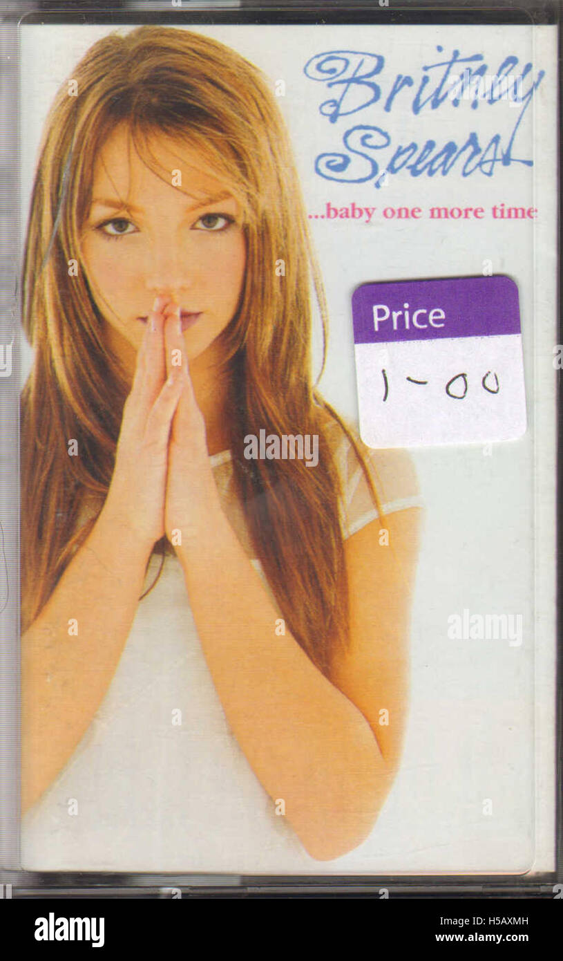 An image of a cassette tape featuring Britney Spears, showcasing the ...