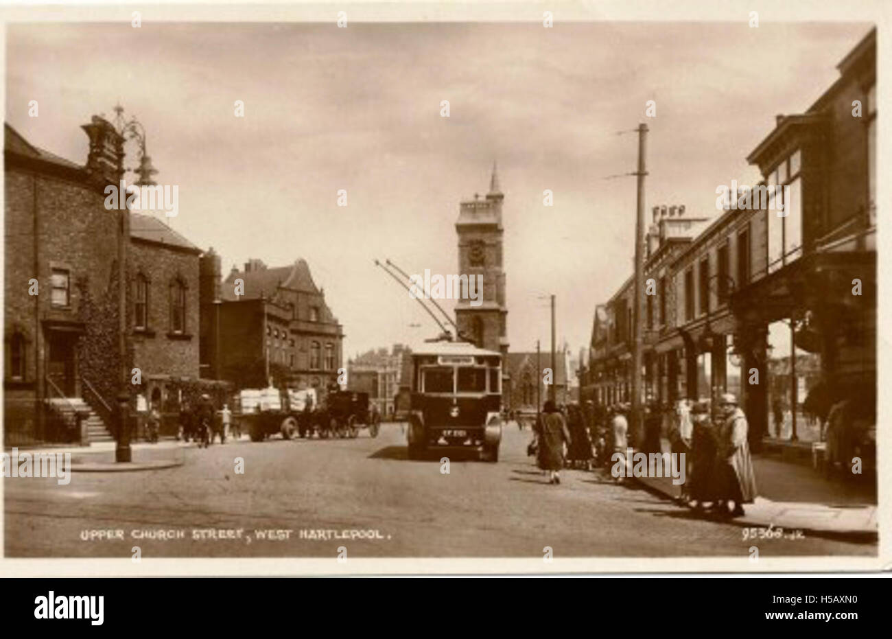 Upper Church Street in West Hartlepool is a notable street in the town ...