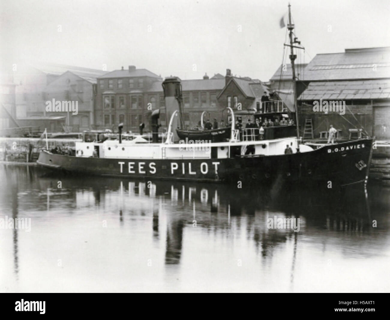The Tees pilot boat is used for guiding ships into the Tees estuary in ...
