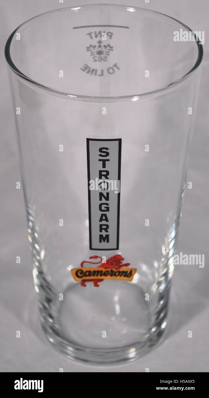 The Strongarm Pint Glass is a type of drinking glass, typically used ...