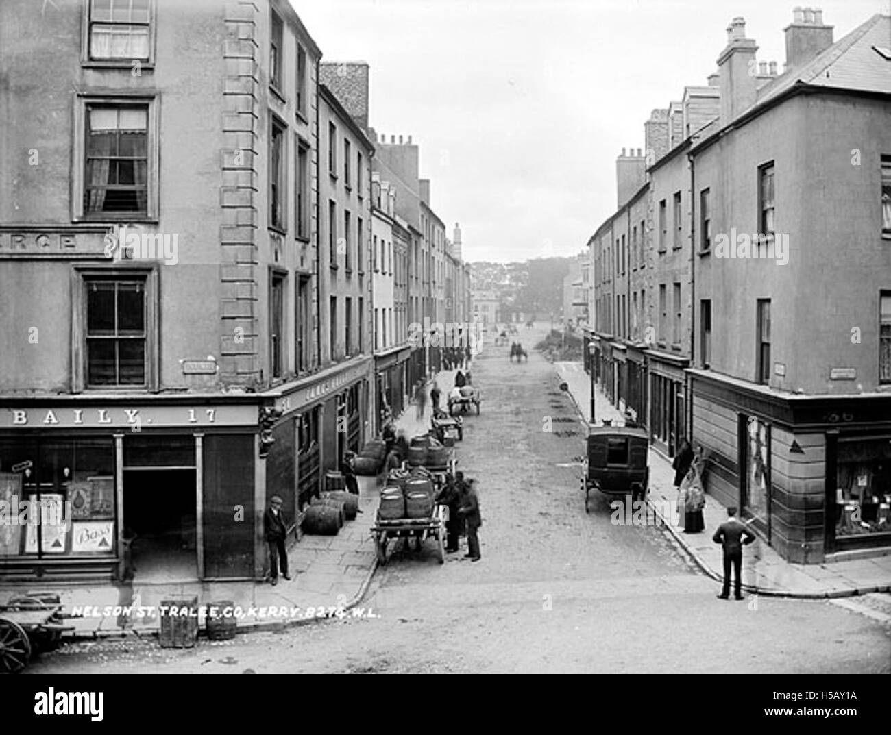 This image depicts Nelson Street, which is now known as Ashe Street ...