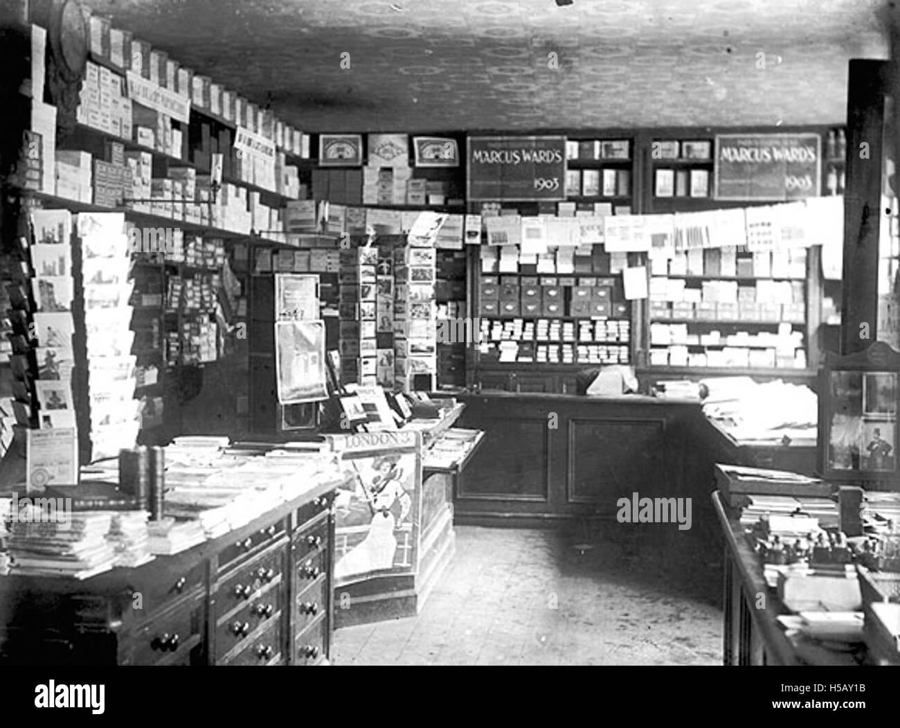 Tempest's shop, interior, Co. Louth Stock Photo - Alamy