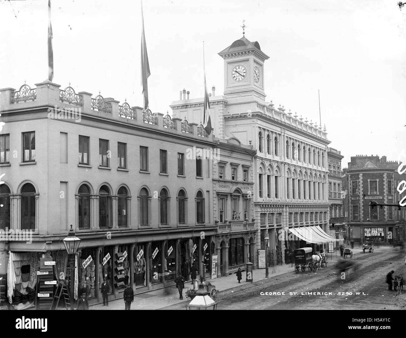 George Street, Limerick Stock Photo - Alamy