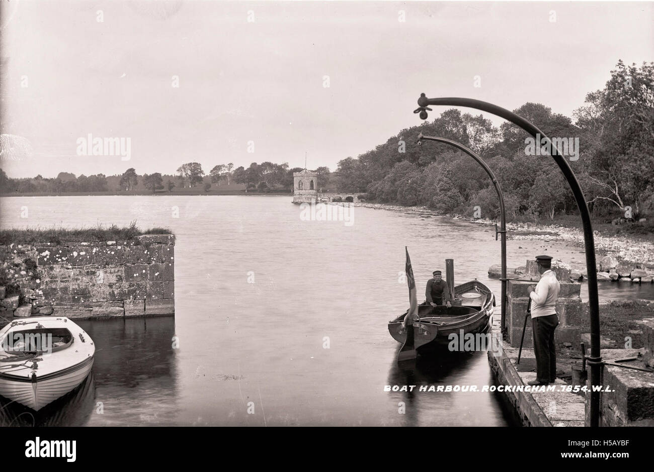 This image depicts the Boat Harbour at Rockingham, a coastal area known ...