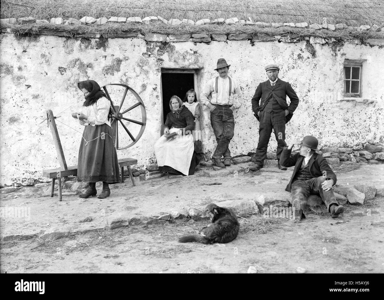 Traditional style building in Black and White Stock Photos & Images - Alamy