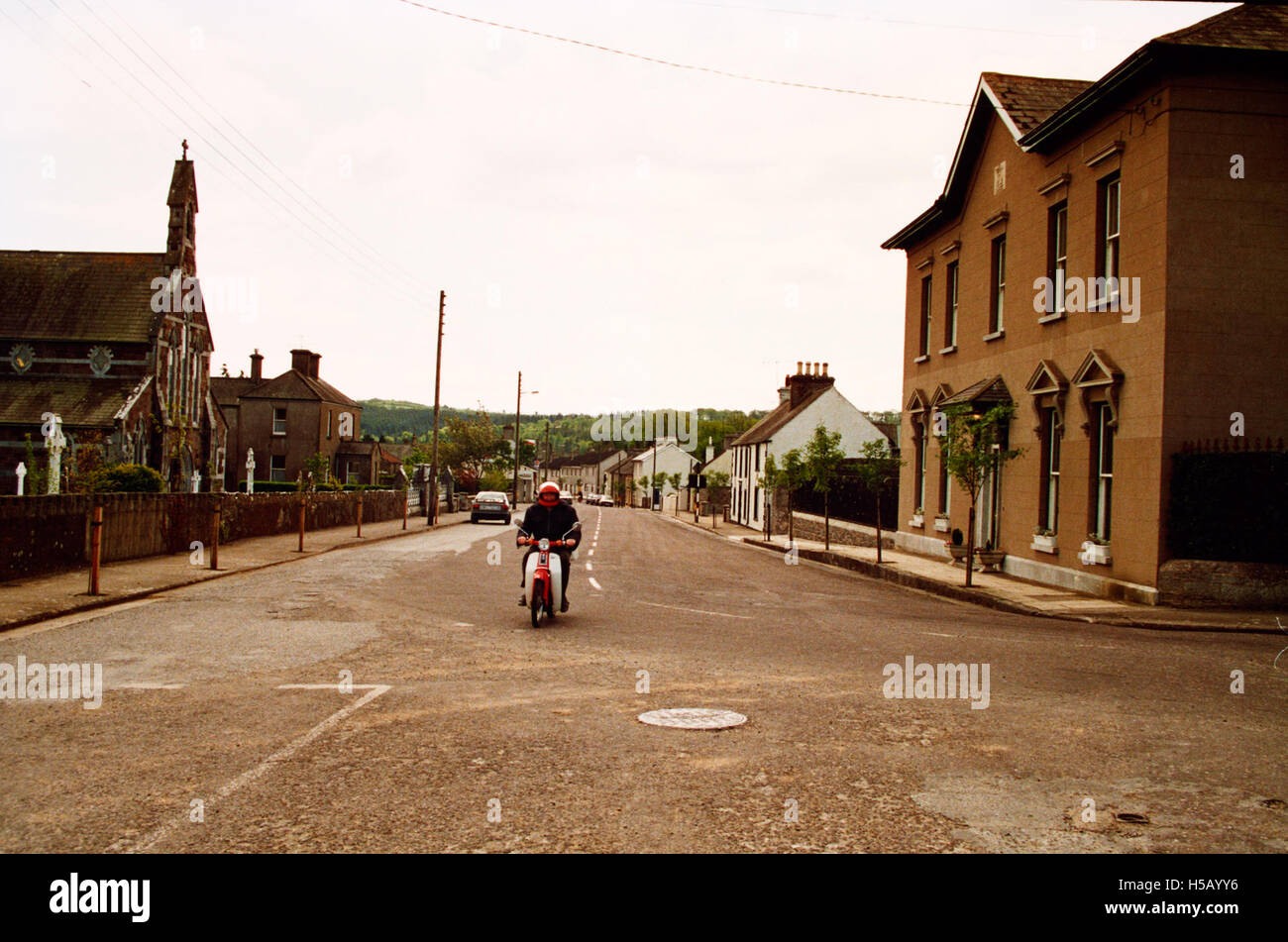 A photograph of Ballyhooly, a village in County Cork, taken in 1991 ...