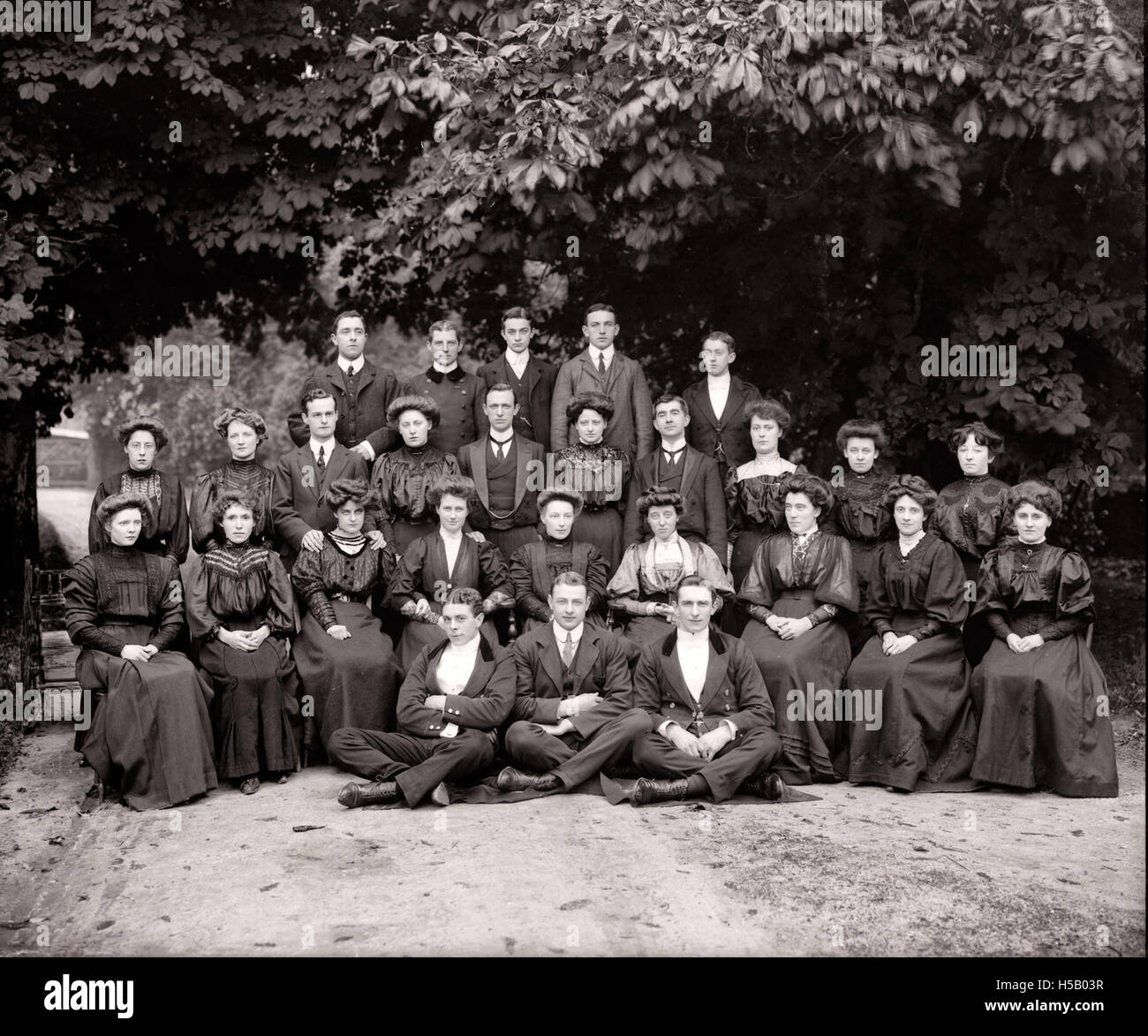 This image depicts indoor servants at Bessborough House, an historic ...