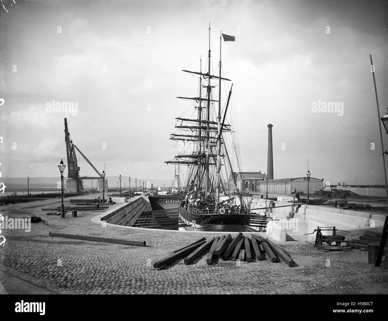 The Alexandra Graving Dock in Belfast is a dry dock used for the ...