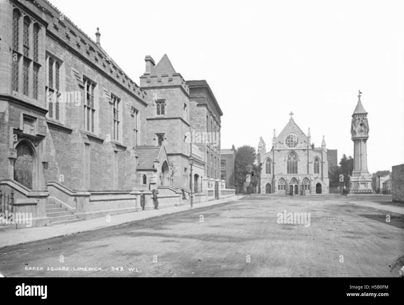 An image of Baker Square in Limerick, Ireland, known for its historic ...