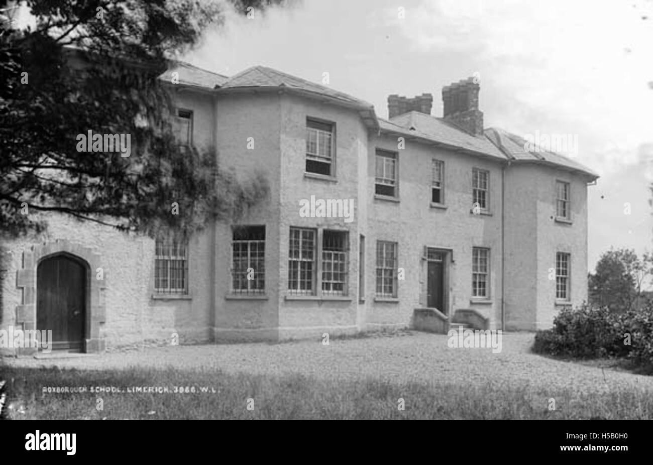 An image of Roxborough School in Limerick, Ireland. The photograph ...