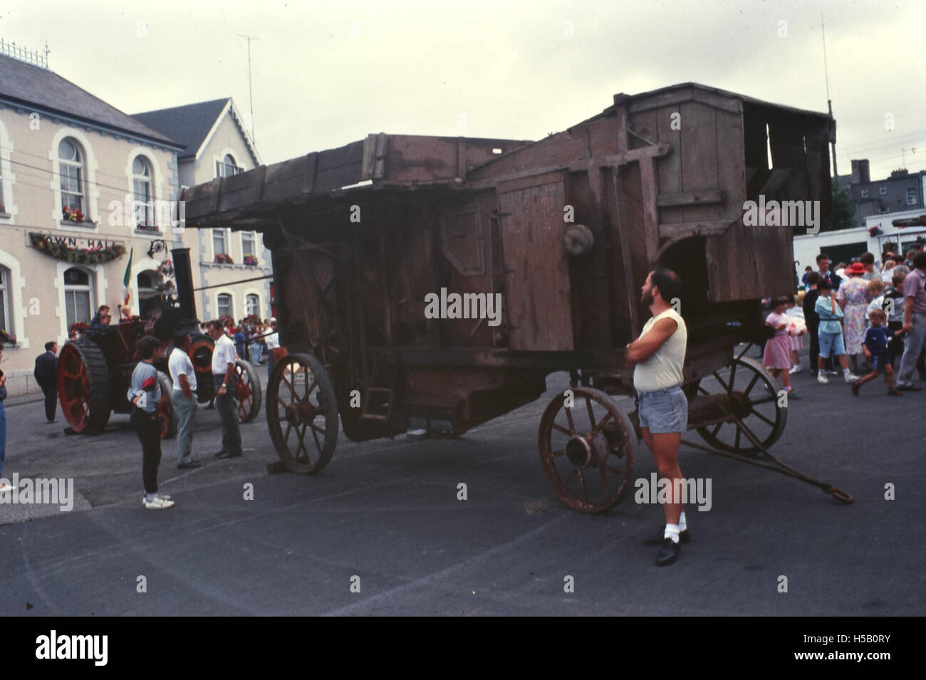 Photograph of the early 19th-century threshing mill located at ...