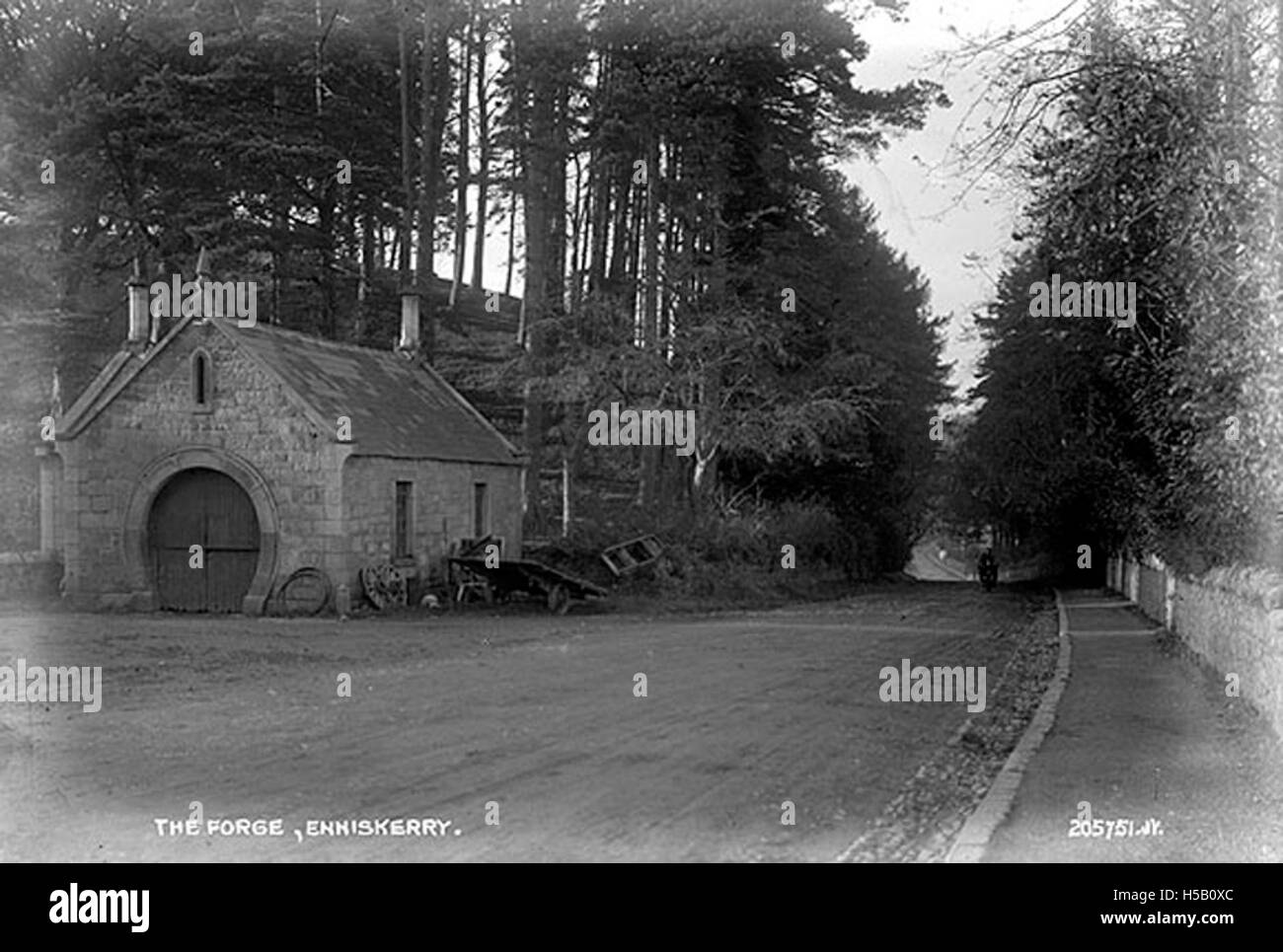 This image likely depicts a forge, where metalworking processes such as ...