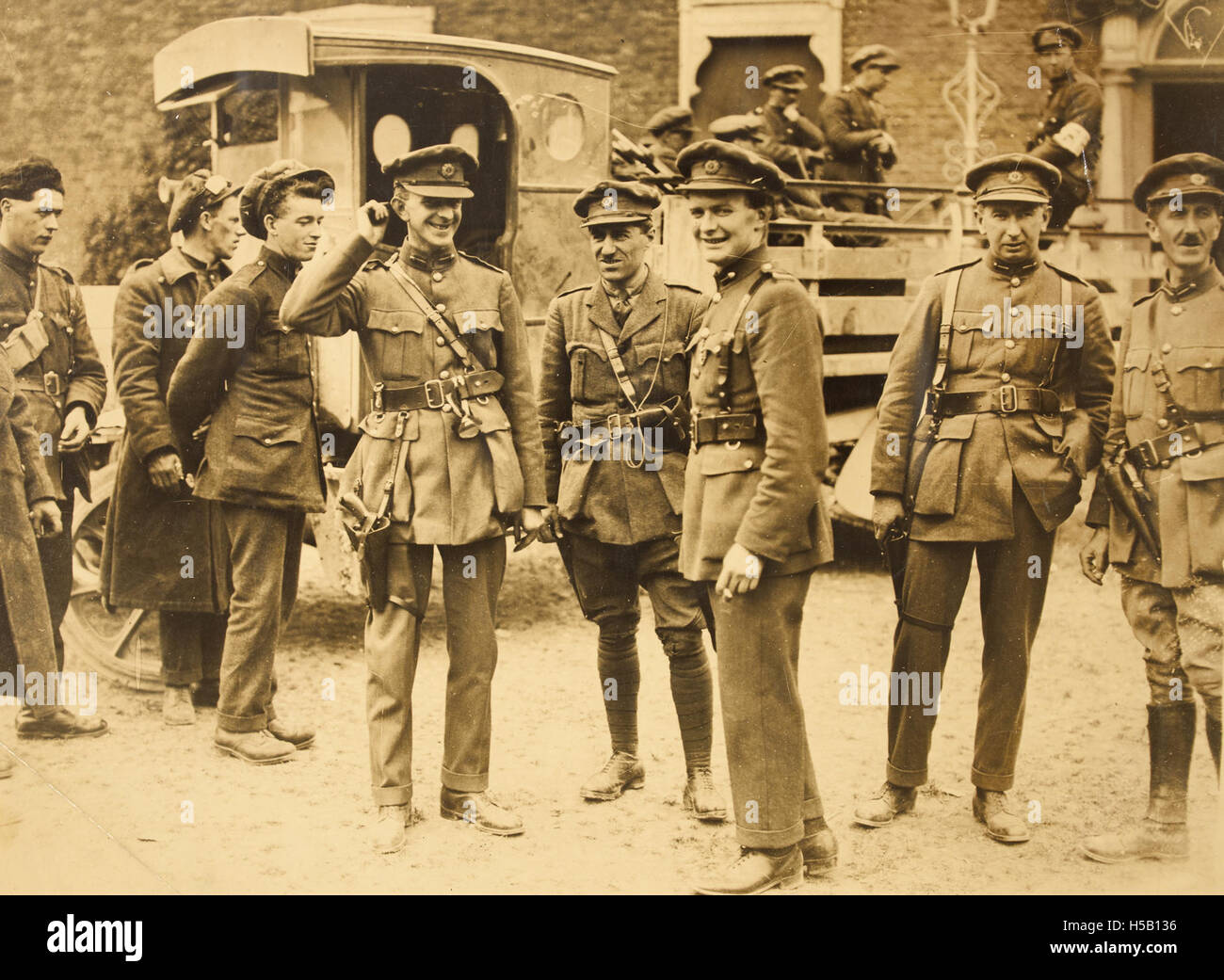 This collection of photographs features military generals, with one ...
