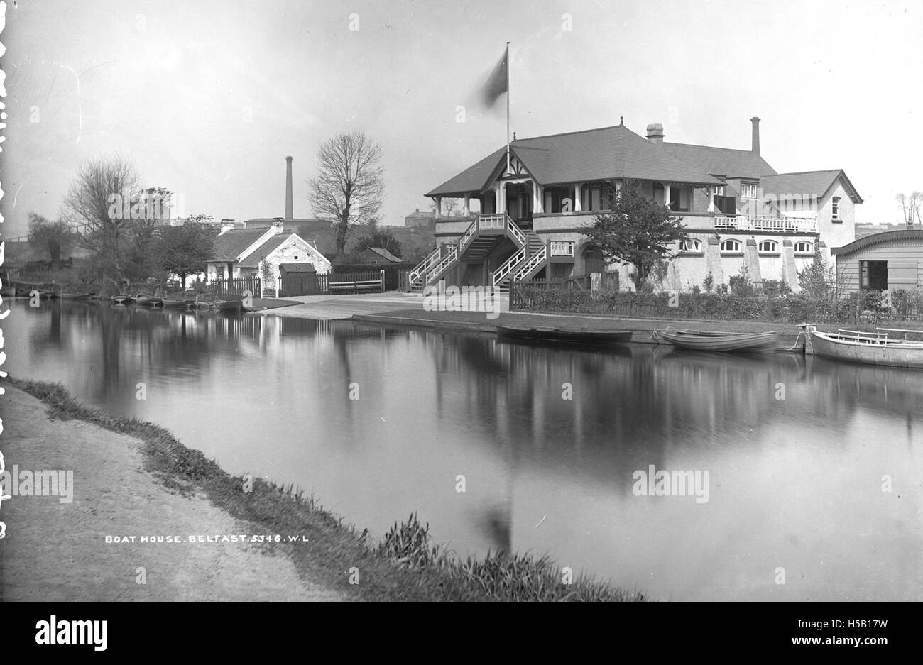 A photograph of the 9 Boat House in Belfast, County Antrim, showcasing ...