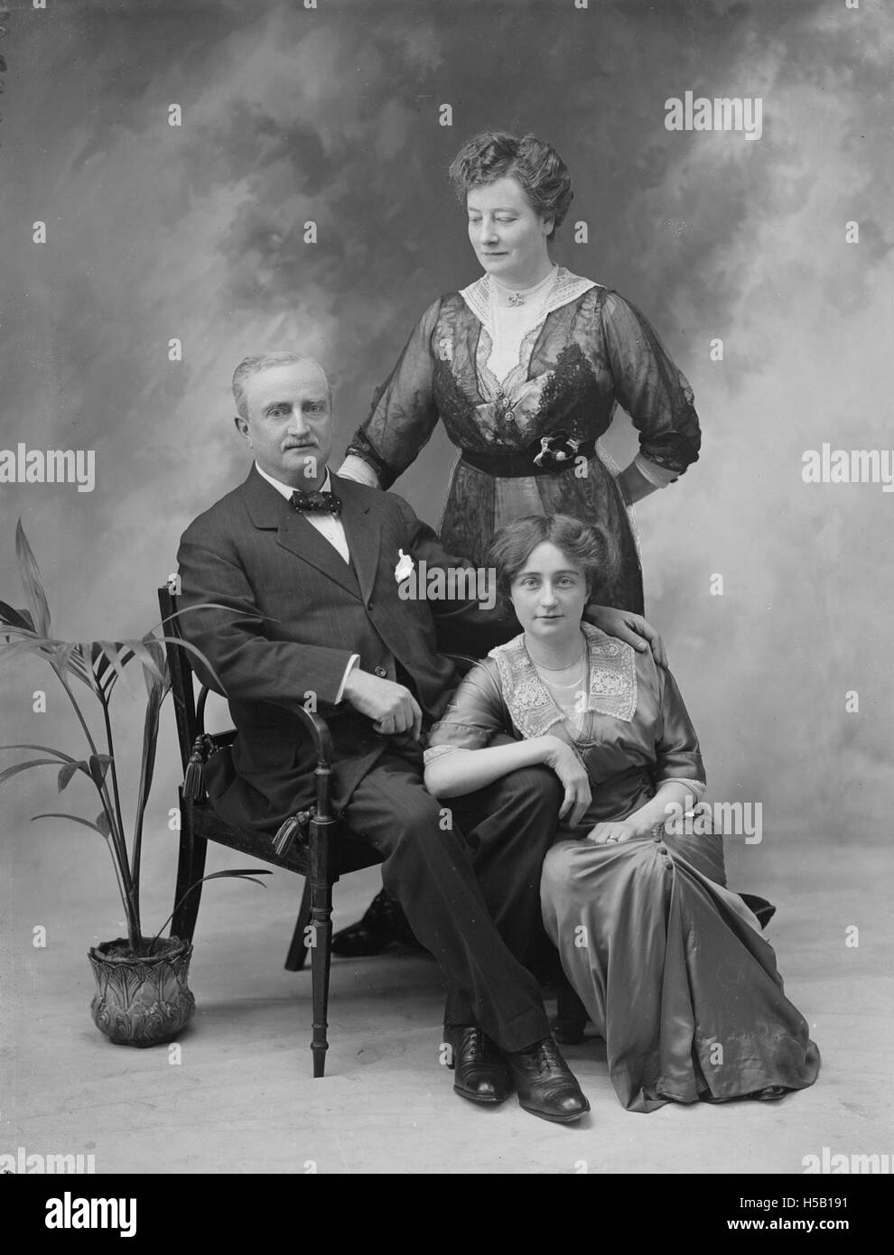 This photograph shows Mr. J. Redmond, Member of Parliament, with his ...