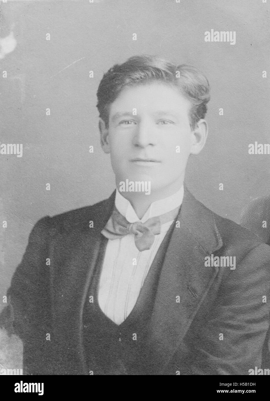 A half-length portrait of an individual named Doyle, showcasing a ...