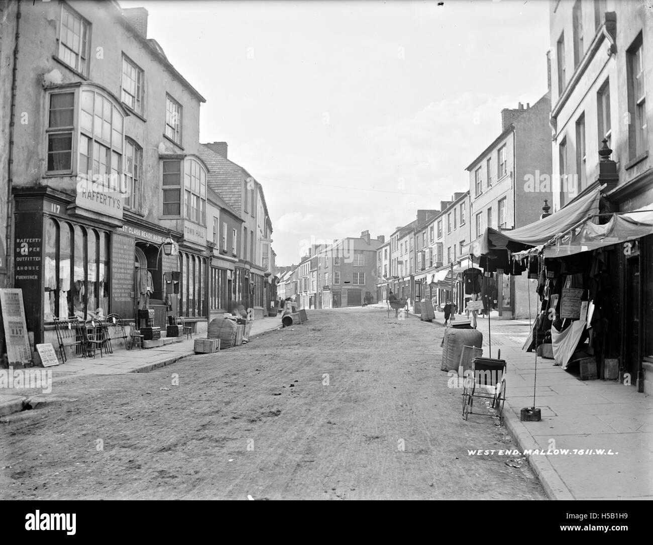 This image presents a scene in Mallow’s West End, a popular shopping ...