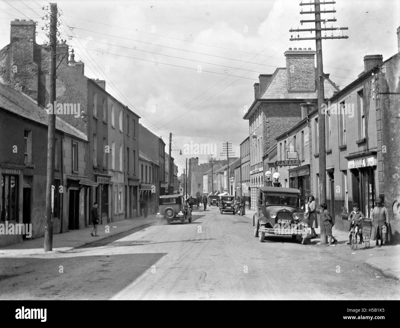 This photograph of 5 Street in Athy, County Kildare, Ireland, captures ...