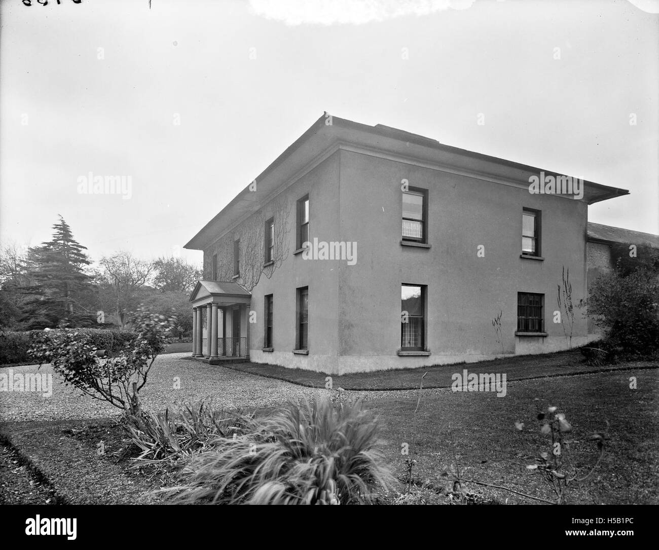 This photograph depicts 'The Lodge' and its associated spa in ...
