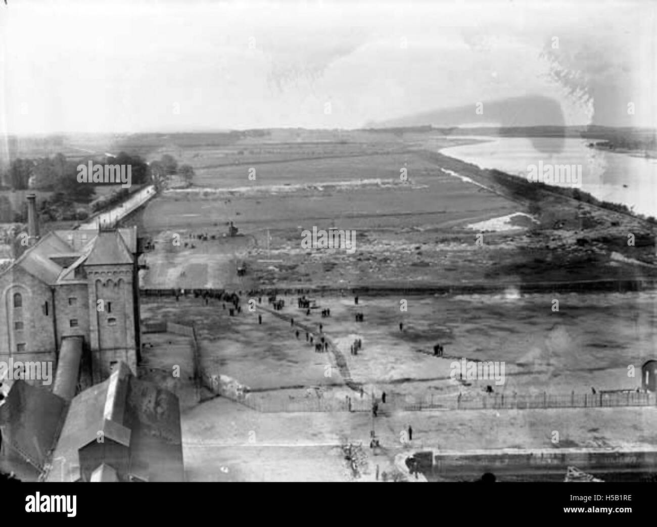 Limerick Dock Extension; General view of the site for the new extension ...
