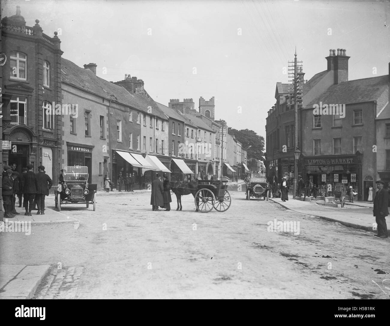 A historic photograph showing the first chimney sweep in the 19th ...