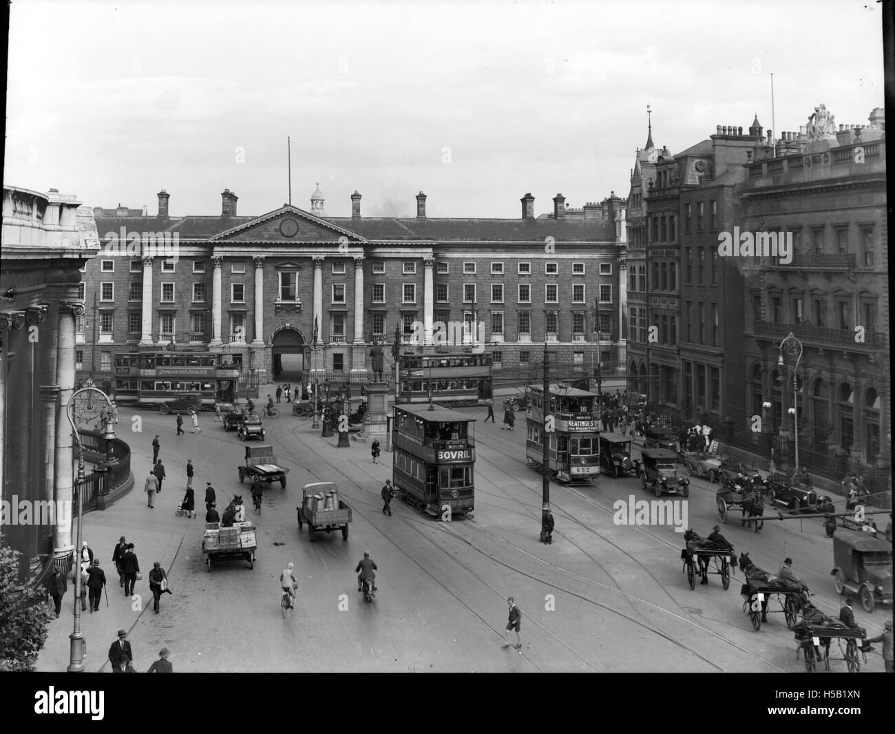 A collection representing the evolution of early 20th century transport ...